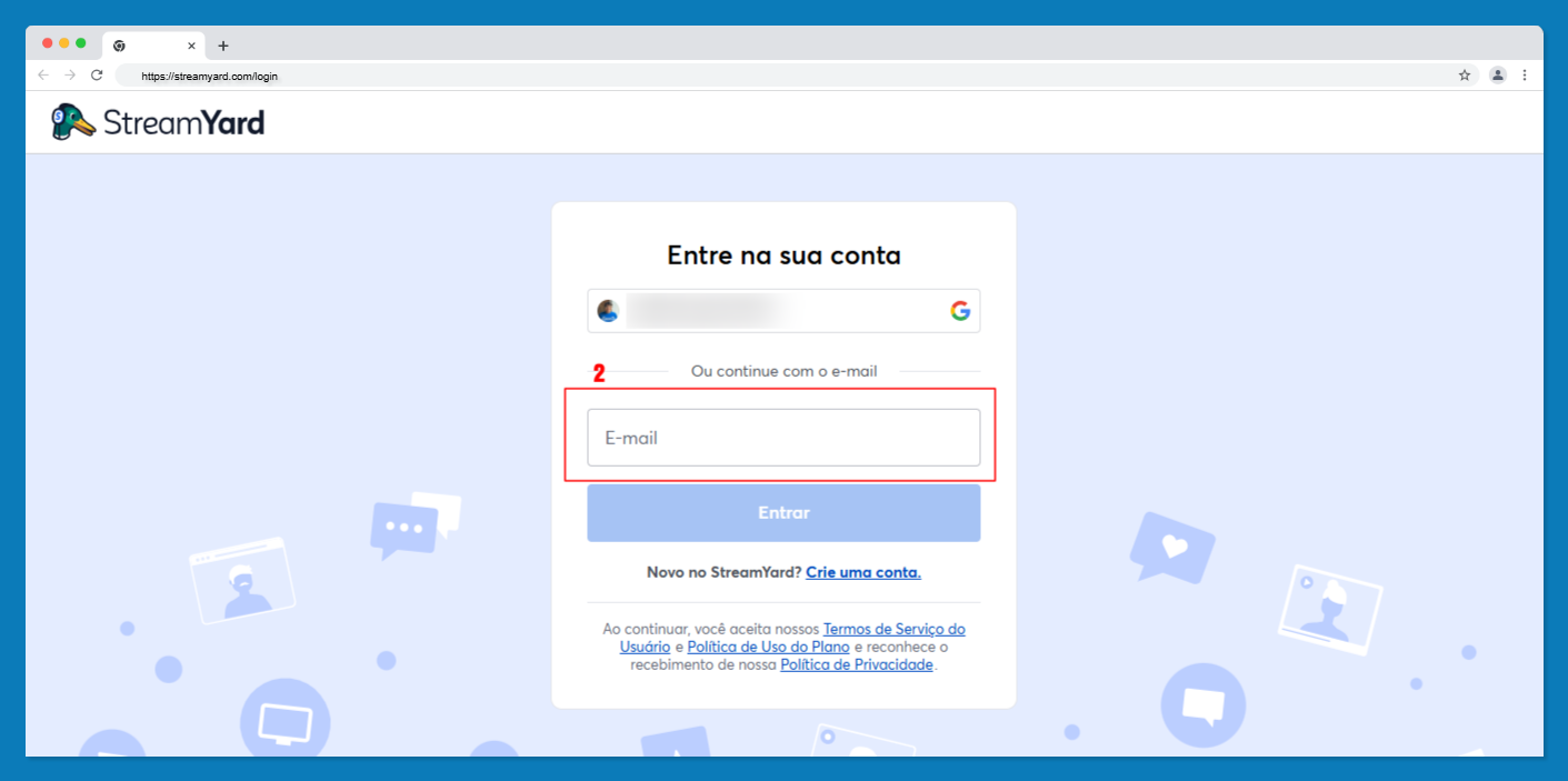 Configurar o acesso ao StreamYard na Even3 – Central de Ajuda